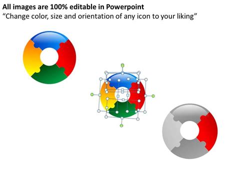 Circular Puzzle With 4 Powerpoint Presentation Slides Db Powerpoint Slide Templates Download