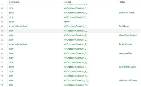 Selenium Side Runner Selecting Wrong Id Stack Overflow