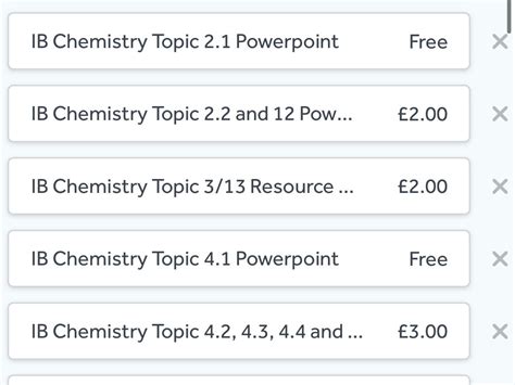 IB Chemistry Resource Bundle Save Teaching Resources
