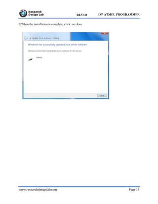 ATMEL ISP Programmer PDF