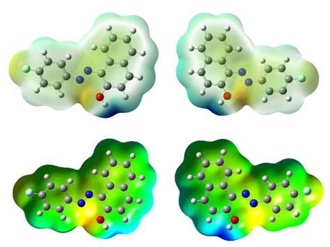 Molecular Electrostatic Potential Mep Maps For The E4fn Download