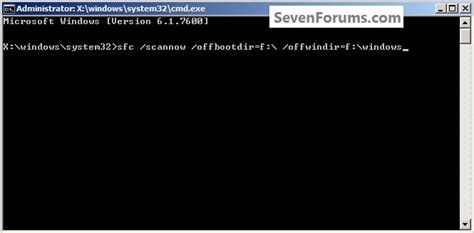 Sfc Scannow Run In Command Prompt At Boot Tutorials