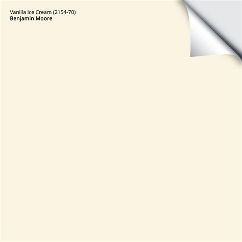 Vanilla Ice Cream 2154 70 9x1475 Benjamin Moore X Samplize