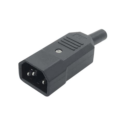 C13 Rewireable Iec Female Connector Plug Black