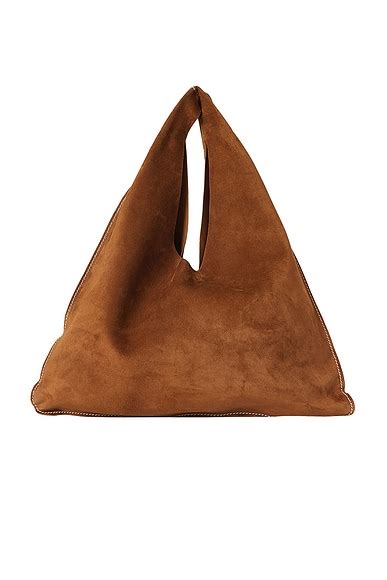 The Row Small Bindle In Bistre And Ecru Fwrd