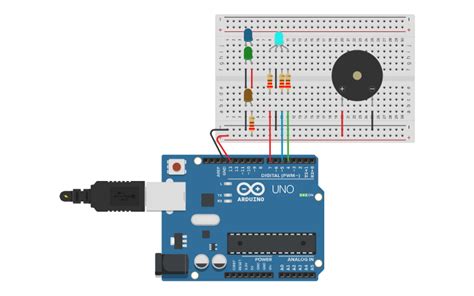 Circuit Design Multiple Led Control Tinkercad