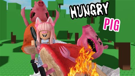 🤨saoli Juega Hungry Pig😅roblox Youtube
