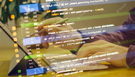 Premium Photo Website Development Server Logs Analysis Closeup Developing Programming And