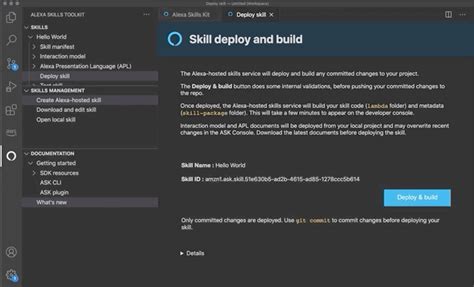 Code First Alexa Skill Development With Vs Code And The Ask Sdk