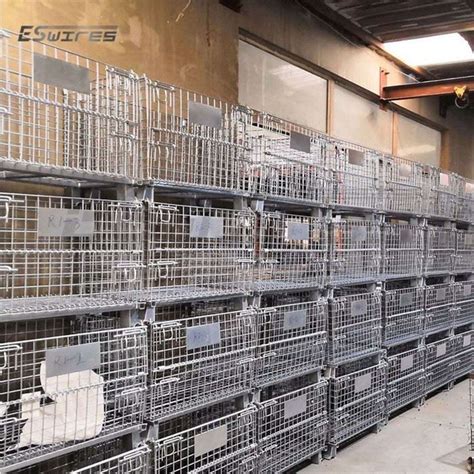 China Customized Rigid Wire Mesh Container Suppliers Manufacturers