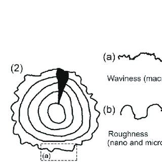 Schematic Illustrating The Terminologies Of Surface Texture As