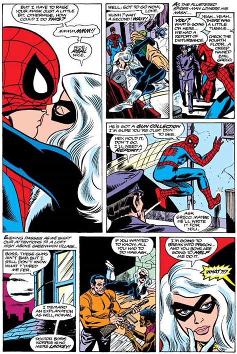 Amazing Spider Man Black Cat Kiss