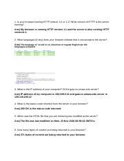 Assignment 4 Wireshark Lab Docx 1 Is Your Browser Running Version 1 0 Or 1 1