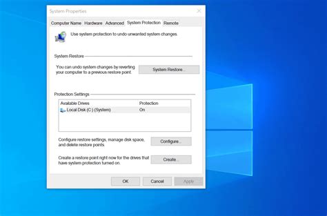 System Restore Windows 10 How To Use System Restore In Windows 10