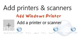 Add Printer Windows