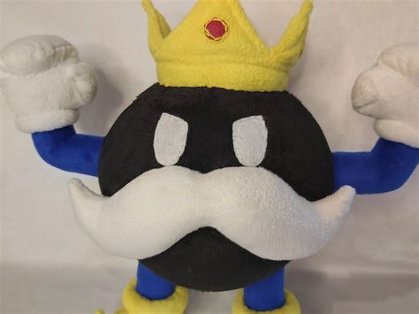 King Bob Omb 138” 35 Cm Plush Toy Big Bob Omb Boss Rey Bob Omba