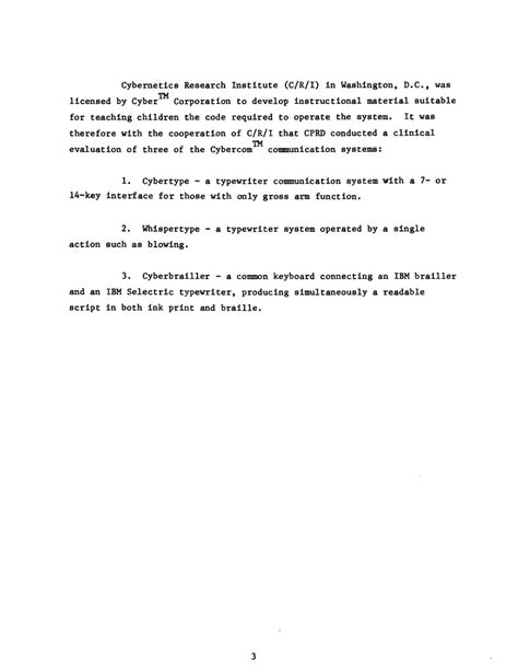 Introduction Documentation Of A Clinical Evaluation Of Selected Cybercom Communications