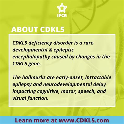 Cdkl5 Deficiency Disorder A Rare Disorder International Foundation For Cdkl5 Research Ifcr