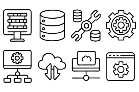 Development And It Operations Icons 55548393 Vector Art At Vecteezy