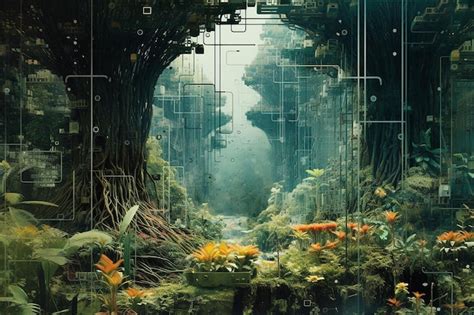 Premium Ai Image A Digital Artwork Exploring The Intersection Of Technology Ai Generated