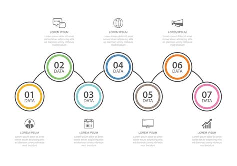 데이터 템플릿 인포 그래픽 사각형 종이 색인 프리미엄 벡터