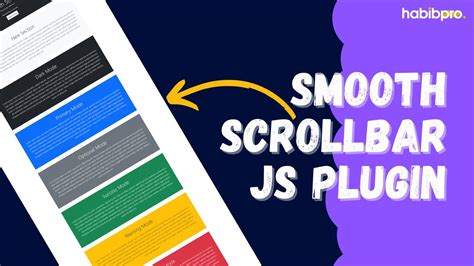 Smooth Scrollbar Js Javascript Plugin Tutorial In Bangla Youtube