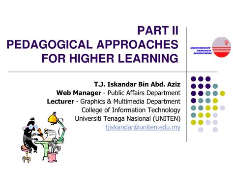 Ppt Part Ii Pedagogical Approaches For Higher Learning Powerpoint Presentation Id5934398
