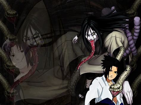 Orochimaru And Sasuke Wallpaper Sasuke And Orochimaru By Hoenhaimm On