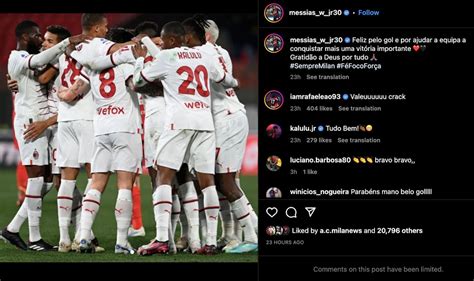 Photos Milan Players React To Monza Win On Social Media 3 And Clean Sheet