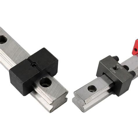 Hg25 Fixing Block For Rail Ck45 Steel Strip Clamp Linear Guide Limit