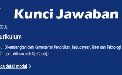 Kunci Jawaban Post Test Modul Kurikulum Merdeka Merancang Hot Sex Picture Porn Sex Picture