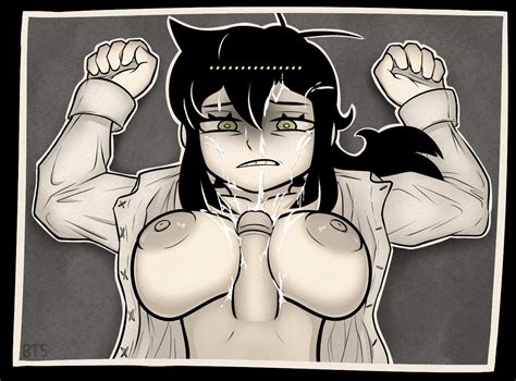 Rule 34 1boy 1girls Andrew Graves Annoyed Big Breasts Black Hair