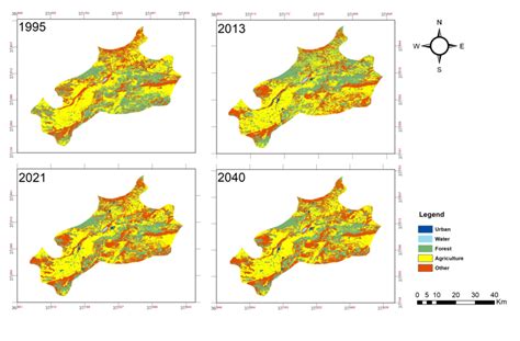 Classification Maps Achieved From Satellite Image Processing By The Gee Download Scientific