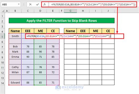 How To Skip Blank Rows Using A Formula In Excel 8 Methods