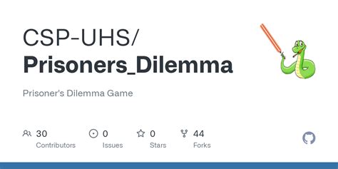 GitHub CSP UHS Prisoners Dilemma Prisoner S Dilemma Game