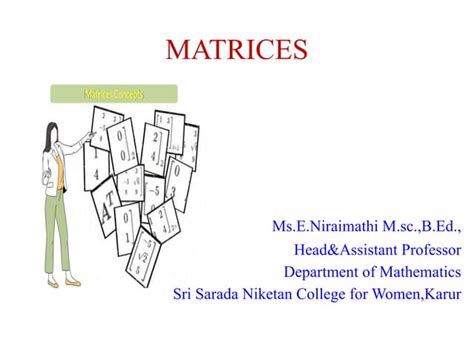 Matriceseigen Valueseigen Vector Ppt