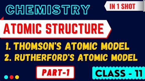Atomic Models Rutherfords Atomic Models Full Explanation Thomson
