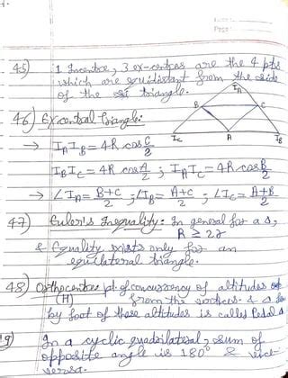 Trigonometry Formulas Class Th Th Pdf
