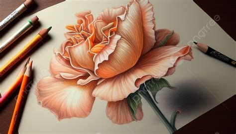 Color Pencil Drawings Of Flowers
