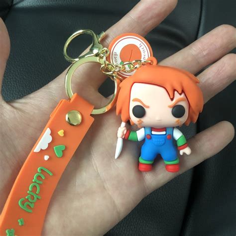 Chaveiro Boneco De Borracha Chucky O Brinquedo Assassino Terror Mkp