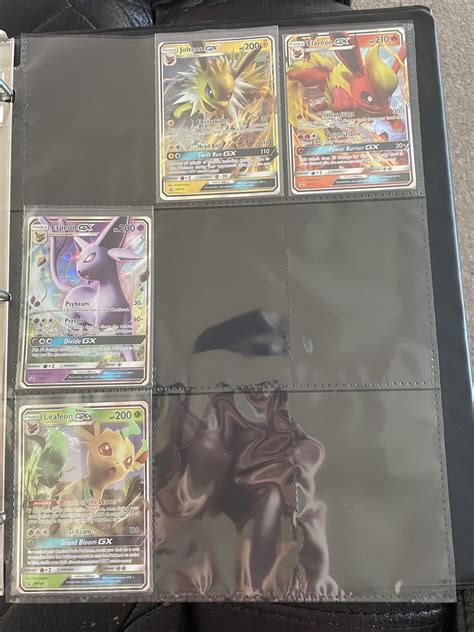 My Eeveelution Binder I Hope Someday I Can Complete All These Sets Wish Me Luck R
