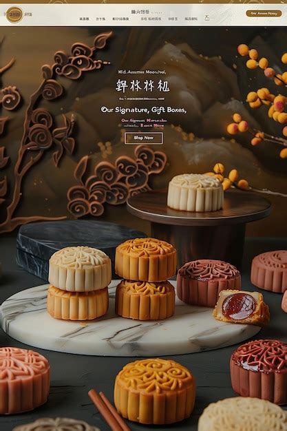 Dynamic Layout Web With Parallax Scrolling Effect Traditiona Autumn