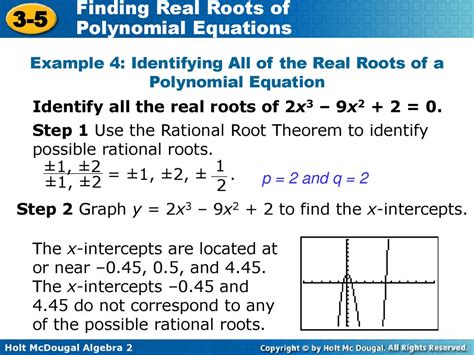 finding real roots of polynomial equations ppt download