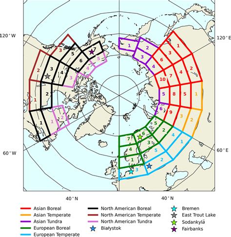 Map For Of Regions Zones And Locations Of Ground Based XCO Observations Download