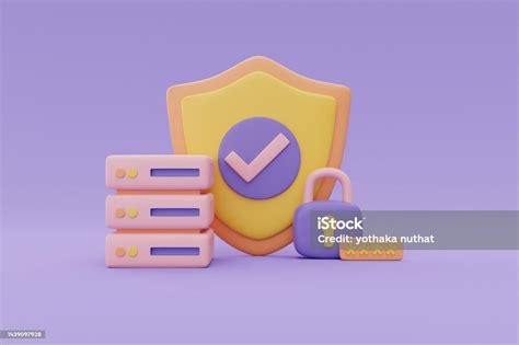 비즈니스 네트워크 개념을 위한 클라우드 컴퓨팅 기술 및 온라인 데이터 스토리지 보안 보호 시스템이 있는 서버 랙 3d 렌더링 0명에 대한 스톡 사진 및 기타 이미지 Istock