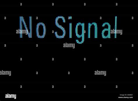 No Signal Hi Res Stock Photography And Images Alamy