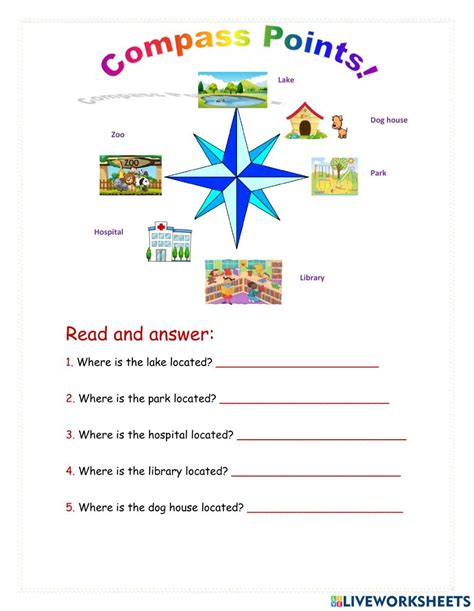 Ficha Online De Cardinal Directions Para Grade 2 Puedes Hacer Los