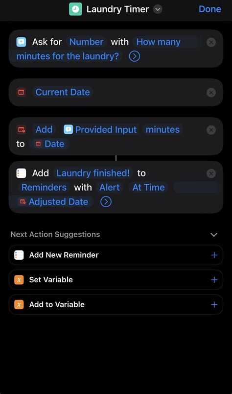Laundry Timer Shortcut Stuck In Endless Loop Rshortcuts