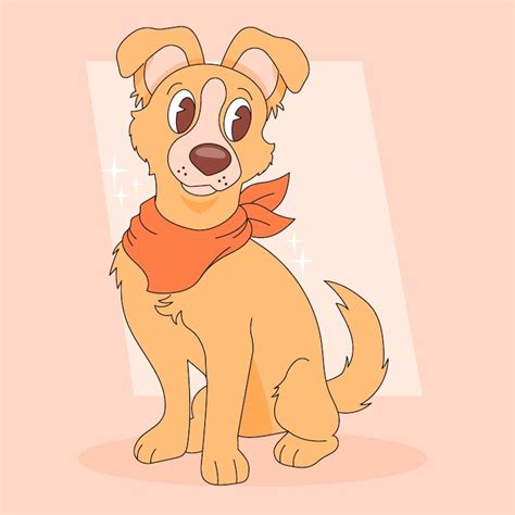 강아지 그림 이미지 Freepik에서 무료 다운로드