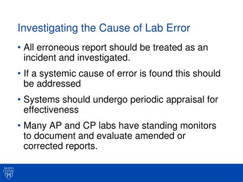 PPT Disclosure Communication Of Laboratory Errors PowerPoint Presentation ID 6317887